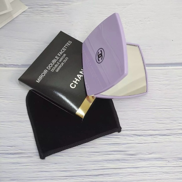CHANEL | Accessories | Chanel Double Sided Mirror | Poshmark
